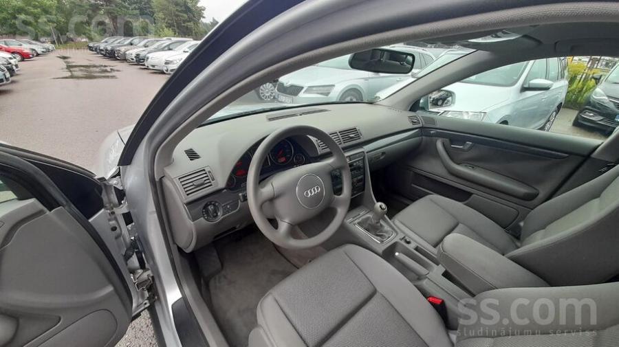 Pelēks Audi A4 2001 Rīga, ar dzinēja tilpumu 2.00 L un nobraukumu 110 tūkst. km par 3100 €, foto 15 vietnē AUTOMOTO.COM.LV