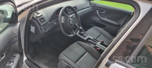 Grey Audi A4 2001 in Madona, with an engine capacity of 1.90 L and mileage of 377 thousand km for 1100 €, photo 4 on AUTOMOTO.COM.LV