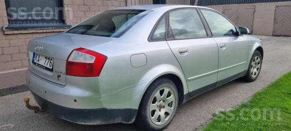 Grey Audi A4 2001 in Madona, with an engine capacity of 1.90 L and mileage of 377 thousand km for 1100 €, photo 8 on AUTOMOTO.COM.LV