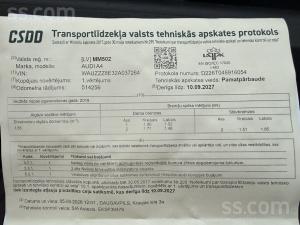 Pelēks Audi A4 2001 Daugavpils, ar dzinēja tilpumu 1.90 L un nobraukumu 501 tūkst. km par 1500 €, foto 7 vietnē AUTOMOTO.COM.LV