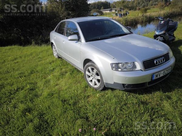 Grey Audi A4 2001 in Jelgava, with an engine capacity of 2.00 L and mileage of 397 thousand km for 1350 €, photo 3 on AUTOMOTO.COM.LV