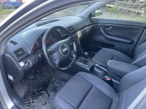 Grey Audi A4 2001 in Vilkaviskis, with an engine capacity of 2.00 L and mileage of 283 thousand km for 499 €, photo 13 on AUTOMOTO.COM.LV