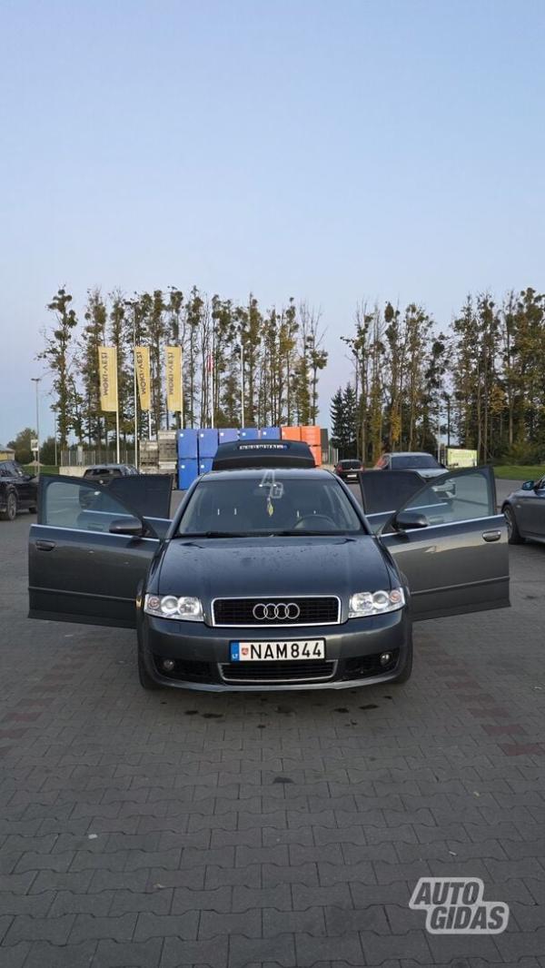 Grey Audi A4 2001 in Kaunas, with an engine capacity of 1.90 L and mileage of 318 thousand km for 1400 €, photo 1 on AUTOMOTO.COM.LV