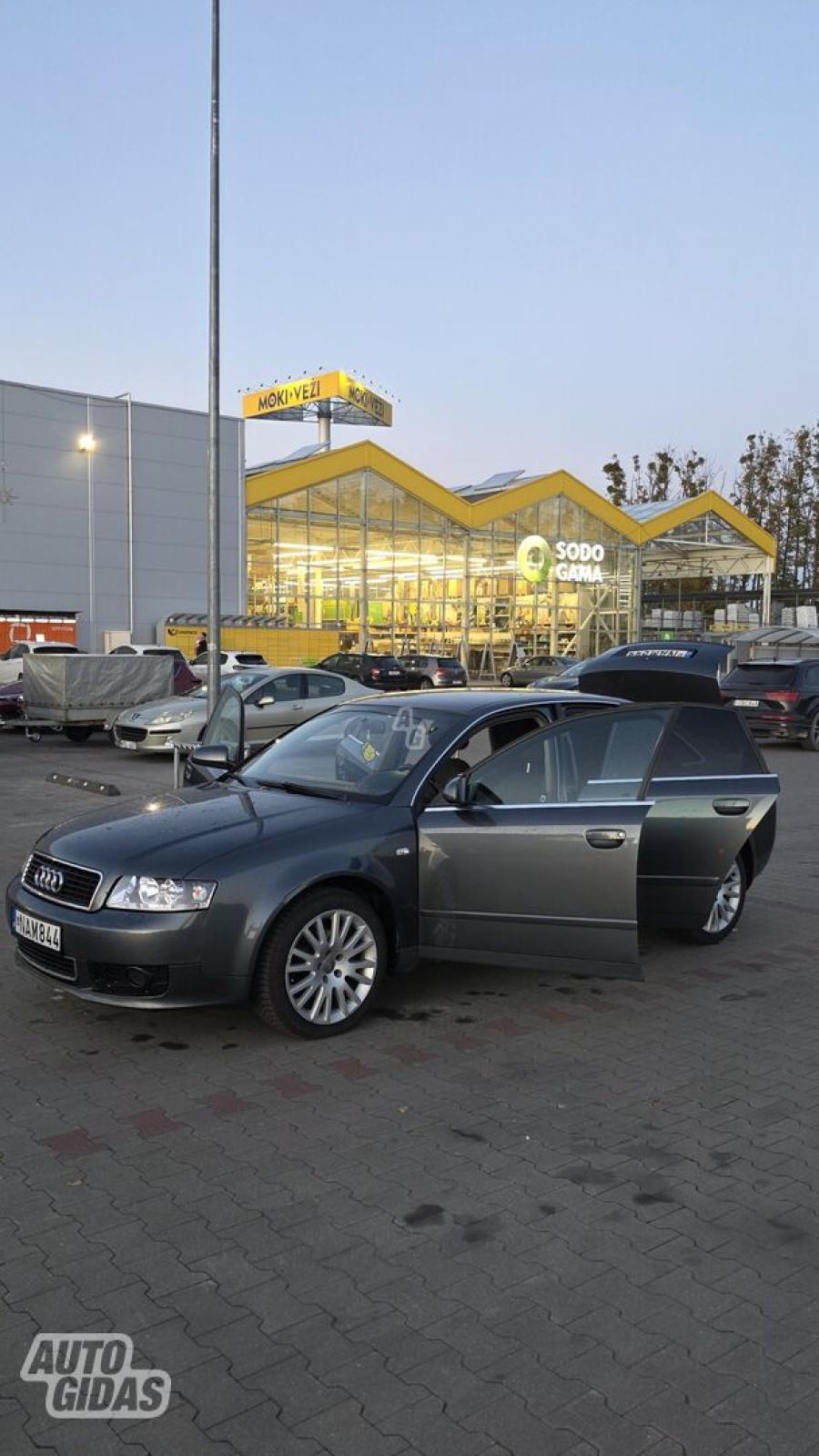 Grey Audi A4 2001 in Kaunas, with an engine capacity of 1.90 L and mileage of 318 thousand km for 1400 €, photo 6 on AUTOMOTO.COM.LV