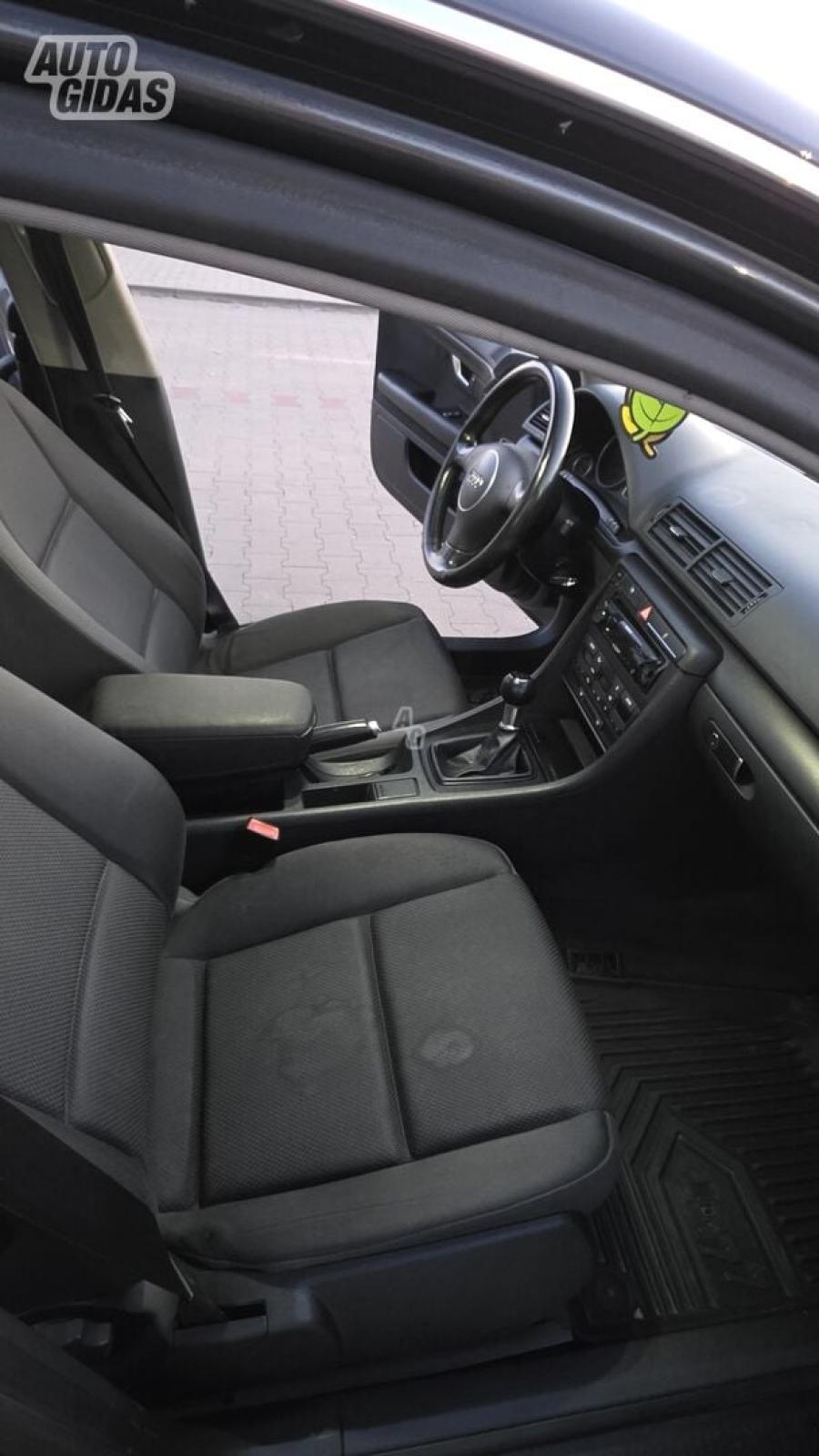 Grey Audi A4 2001 in Kaunas, with an engine capacity of 1.90 L and mileage of 318 thousand km for 1400 €, photo 14 on AUTOMOTO.COM.LV