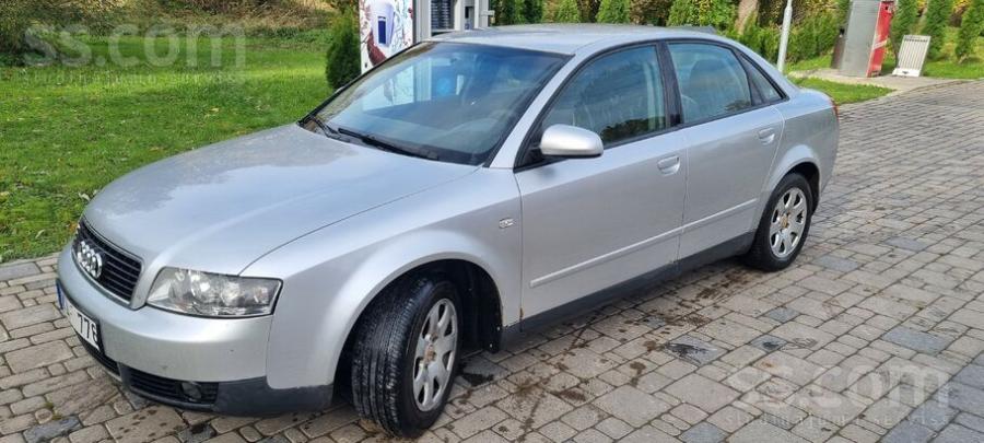 Grey Audi A4 2001 in Madona, with an engine capacity of 1.90 L and mileage of 380 thousand km for 1150 €, photo 3 on AUTOMOTO.COM.LV