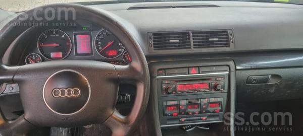 Grey Audi A4 2001 in Madona, with an engine capacity of 1.90 L and mileage of 380 thousand km for 1150 €, photo 6 on AUTOMOTO.COM.LV