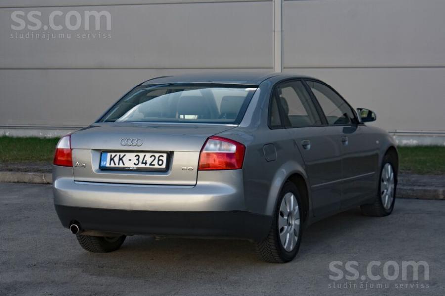 Pelēks Audi A4 2002 Rīga, ar dzinēja tilpumu 2.00 L un nobraukumu 0 tūkst. km par 1500 €, foto 4 vietnē AUTOMOTO.COM.LV