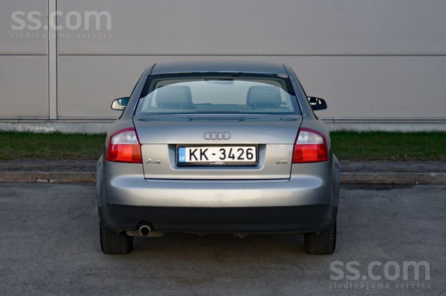 Pelēks Audi A4 2002 Rīga, ar dzinēja tilpumu 2.00 L un nobraukumu 0 tūkst. km par 1500 €, foto 5 vietnē AUTOMOTO.COM.LV