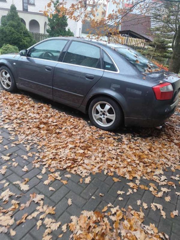 Grey Audi A4 2002 in Panevezys, with an engine capacity of 2.50 L and mileage of 250 thousand km for 750 €, photo 5 on AUTOMOTO.COM.LV