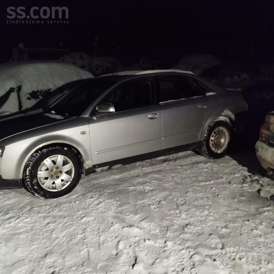 Grey Audi A4 2002 in Madona, with an engine capacity of 2.50 L and mileage of 324 thousand km for 2800 €, photo 1 on AUTOMOTO.COM.LV