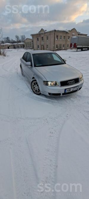 Pelēks Audi A4 2002 Rīga, ar dzinēja tilpumu 1.90 L un nobraukumu 335 tūkst. km par 2050 €, foto 2 vietnē AUTOMOTO.COM.LV