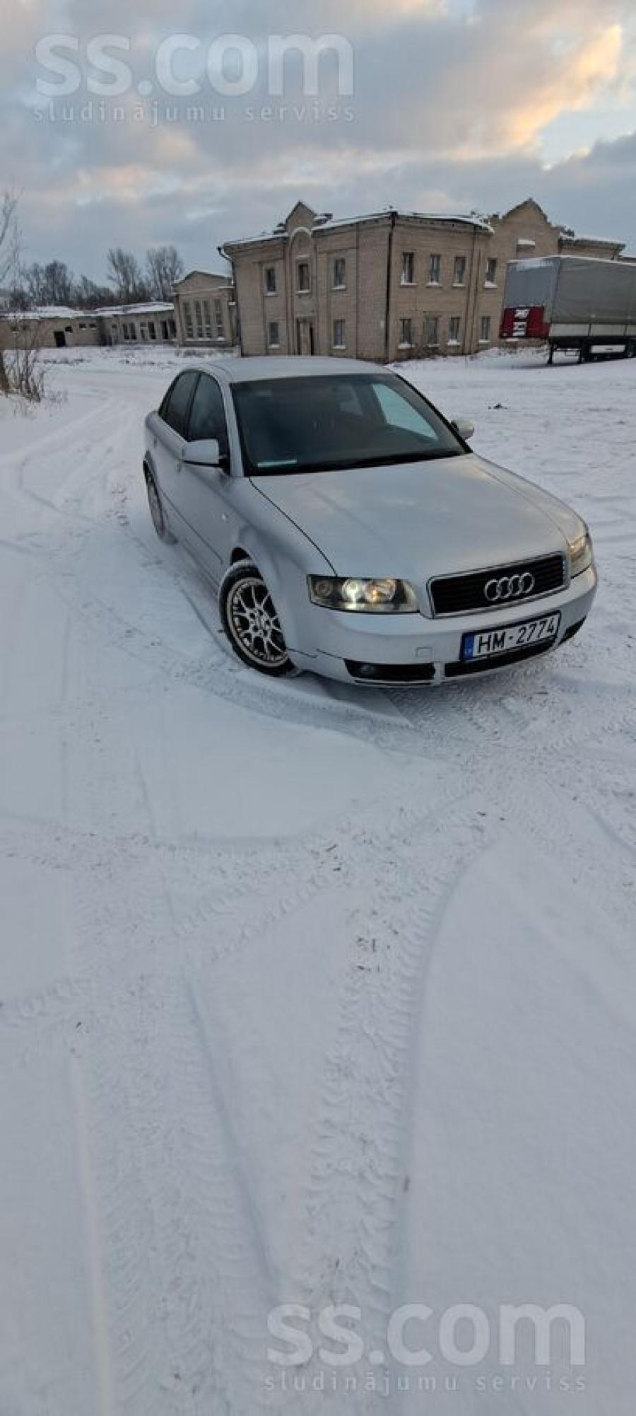 Pelēks Audi A4 2002 Rīga, ar dzinēja tilpumu 1.90 L un nobraukumu 335 tūkst. km par 2050 €, foto 2 vietnē AUTOMOTO.COM.LV