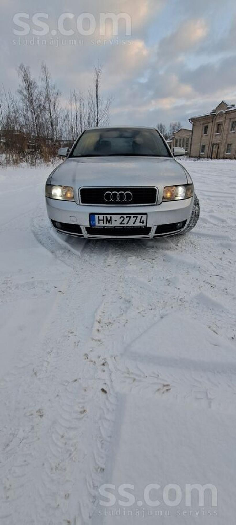 Pelēks Audi A4 2002 Rīga, ar dzinēja tilpumu 1.90 L un nobraukumu 335 tūkst. km par 2050 €, foto 3 vietnē AUTOMOTO.COM.LV