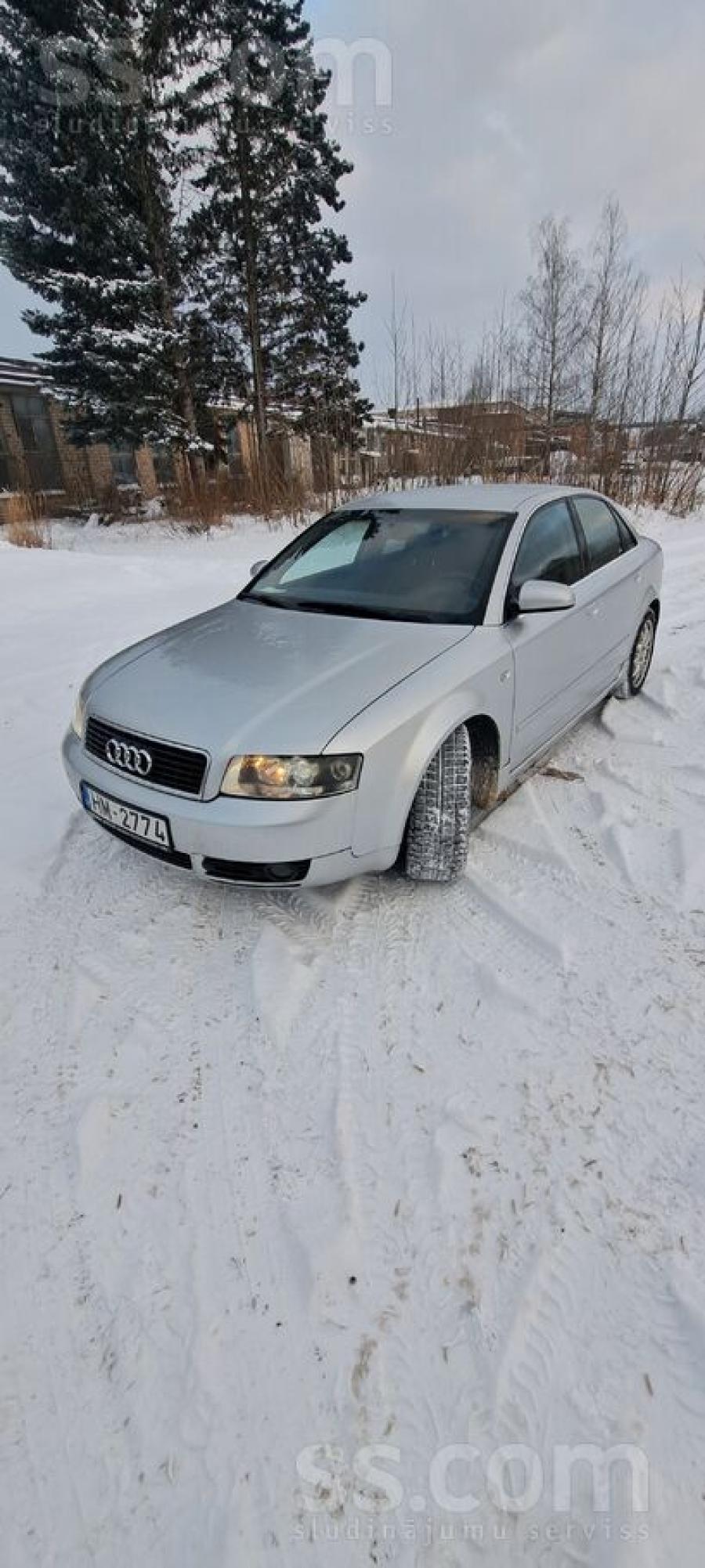 Pelēks Audi A4 2002 Rīga, ar dzinēja tilpumu 1.90 L un nobraukumu 335 tūkst. km par 2050 €, foto 4 vietnē AUTOMOTO.COM.LV