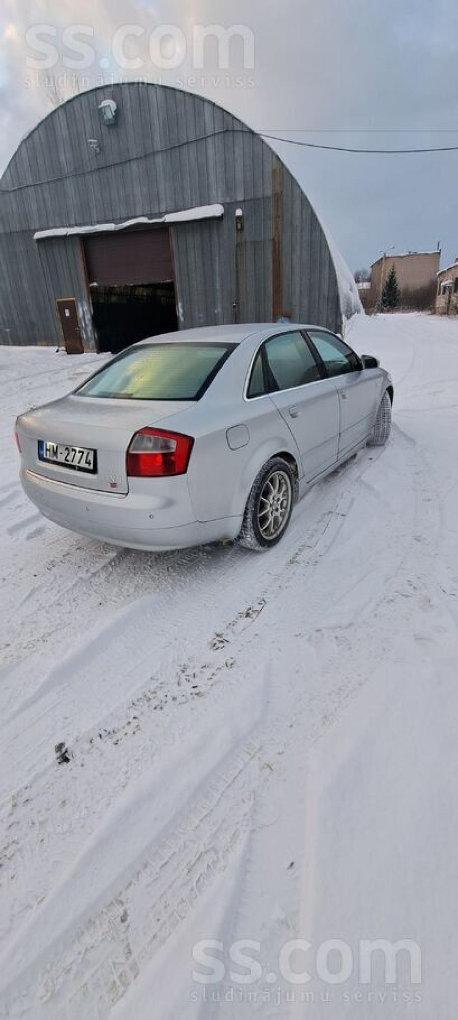 Pelēks Audi A4 2002 Rīga, ar dzinēja tilpumu 1.90 L un nobraukumu 335 tūkst. km par 2050 €, foto 5 vietnē AUTOMOTO.COM.LV