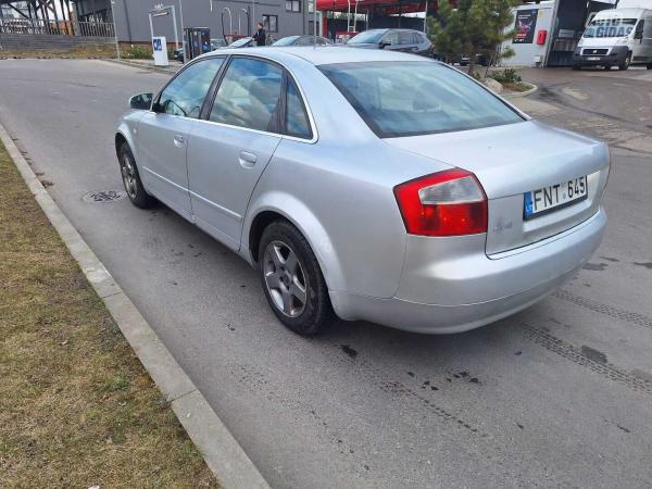 Grey Audi A4 2002 in Vilnius, with an engine capacity of 1.90 L and mileage of 408 thousand km for 780 €, photo 4 on AUTOMOTO.COM.LV