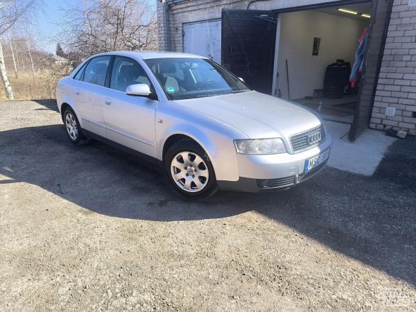 Grey Audi A4 2002 in Siauliai, with an engine capacity of 2.00 L and mileage of 260 thousand km for 1450 €, photo 1 on AUTOMOTO.COM.LV