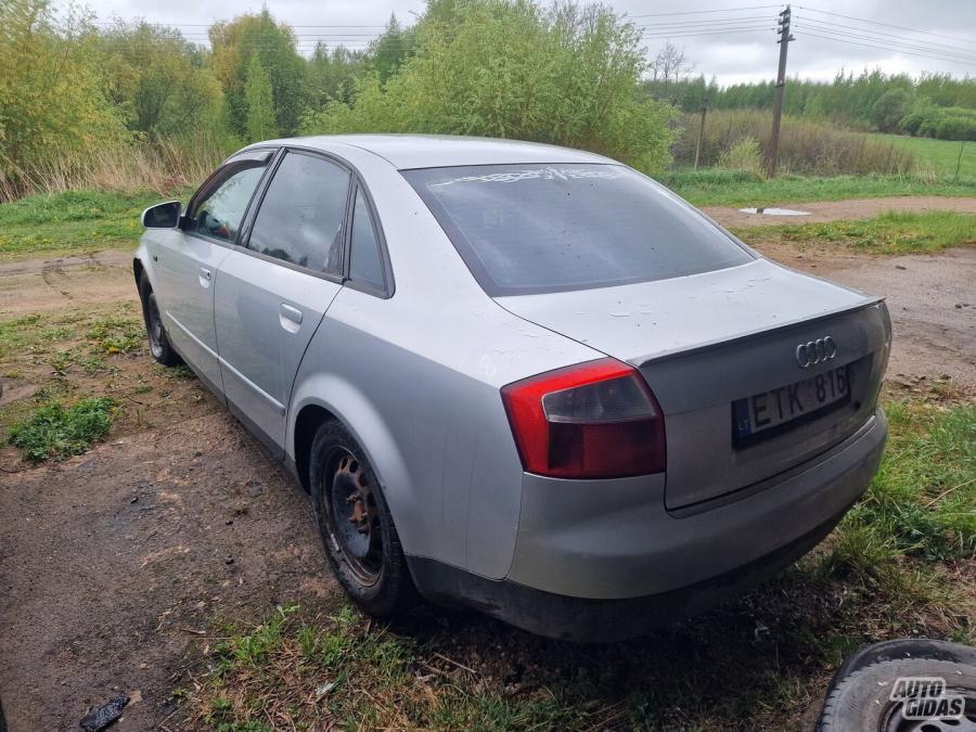 Grey Audi A4 2002 in Ignalina, with an engine capacity of 1.90 L and mileage of 400 thousand km for 510 €, photo 5 on AUTOMOTO.COM.LV