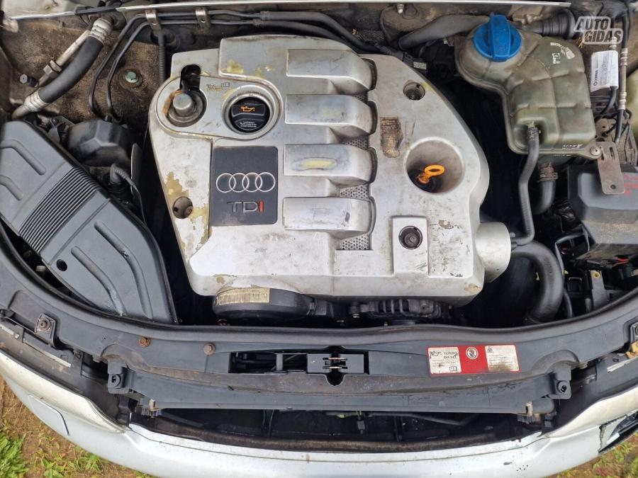 Grey Audi A4 2002 in Ignalina, with an engine capacity of 1.90 L and mileage of 400 thousand km for 510 €, photo 9 on AUTOMOTO.COM.LV