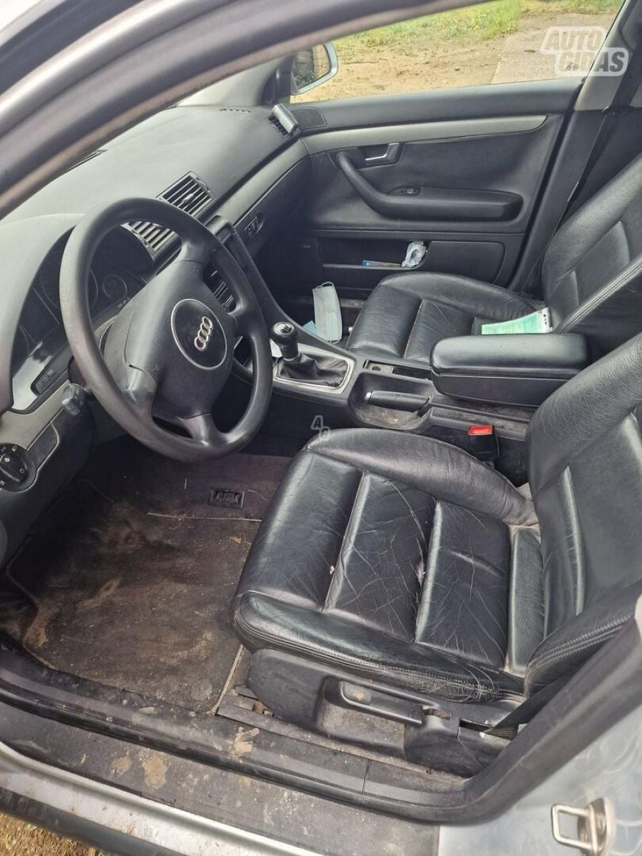 Grey Audi A4 2002 in Ignalina, with an engine capacity of 1.90 L and mileage of 400 thousand km for 510 €, photo 10 on AUTOMOTO.COM.LV