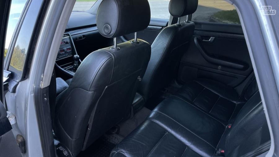 Pelēks Audi A4 2002 Šilutė, ar dzinēja tilpumu 1.90 L un nobraukumu 422 tūkst. km par 699 €, foto 11 vietnē AUTOMOTO.COM.LV