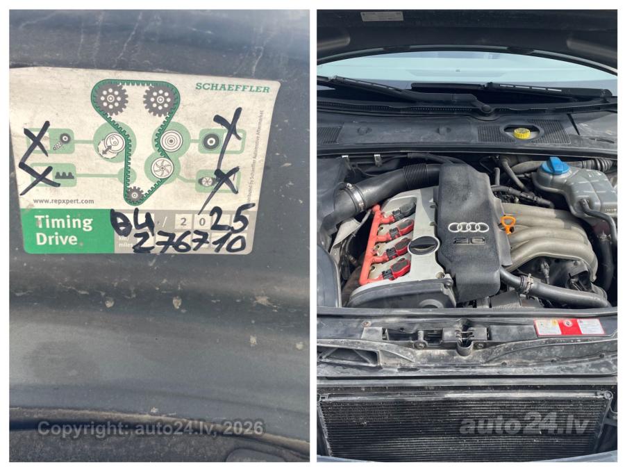 Pelēks Audi A4 2002 Tallina, ar dzinēja tilpumu 2.00 L un nobraukumu 300 tūkst. km par 2000 €, foto 13 vietnē AUTOMOTO.COM.LV