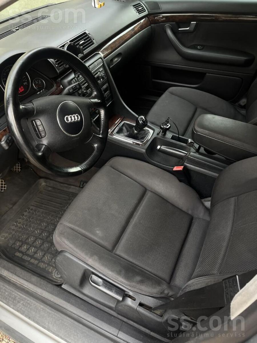 Pelēks Audi A4 2002 Saldus, ar dzinēja tilpumu 1.80 L un nobraukumu 318 tūkst. km par 1100 €, foto 6 vietnē AUTOMOTO.COM.LV