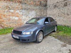 Grey Audi A4 2002 in Riga, with an engine capacity of 1.80 L and mileage of 344 thousand km for 950 €, photo  on AUTOMOTO.COM.LV