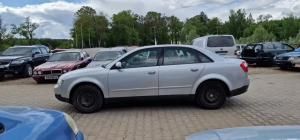 Grey Audi A4 2002 in Valmiera, with an engine capacity of 1.60 L and mileage of 265 thousand km for 720 €, photo 7 on AUTOMOTO.COM.LV