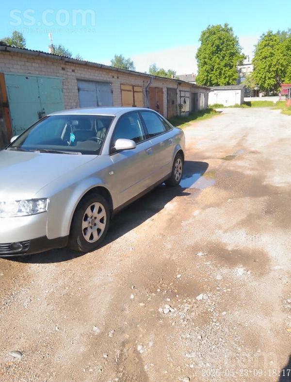 Grey Audi A4 2002 in Rezekne, with an engine capacity of 2.00 L and mileage of 265 thousand km for 1100 €, photo 2 on AUTOMOTO.COM.LV