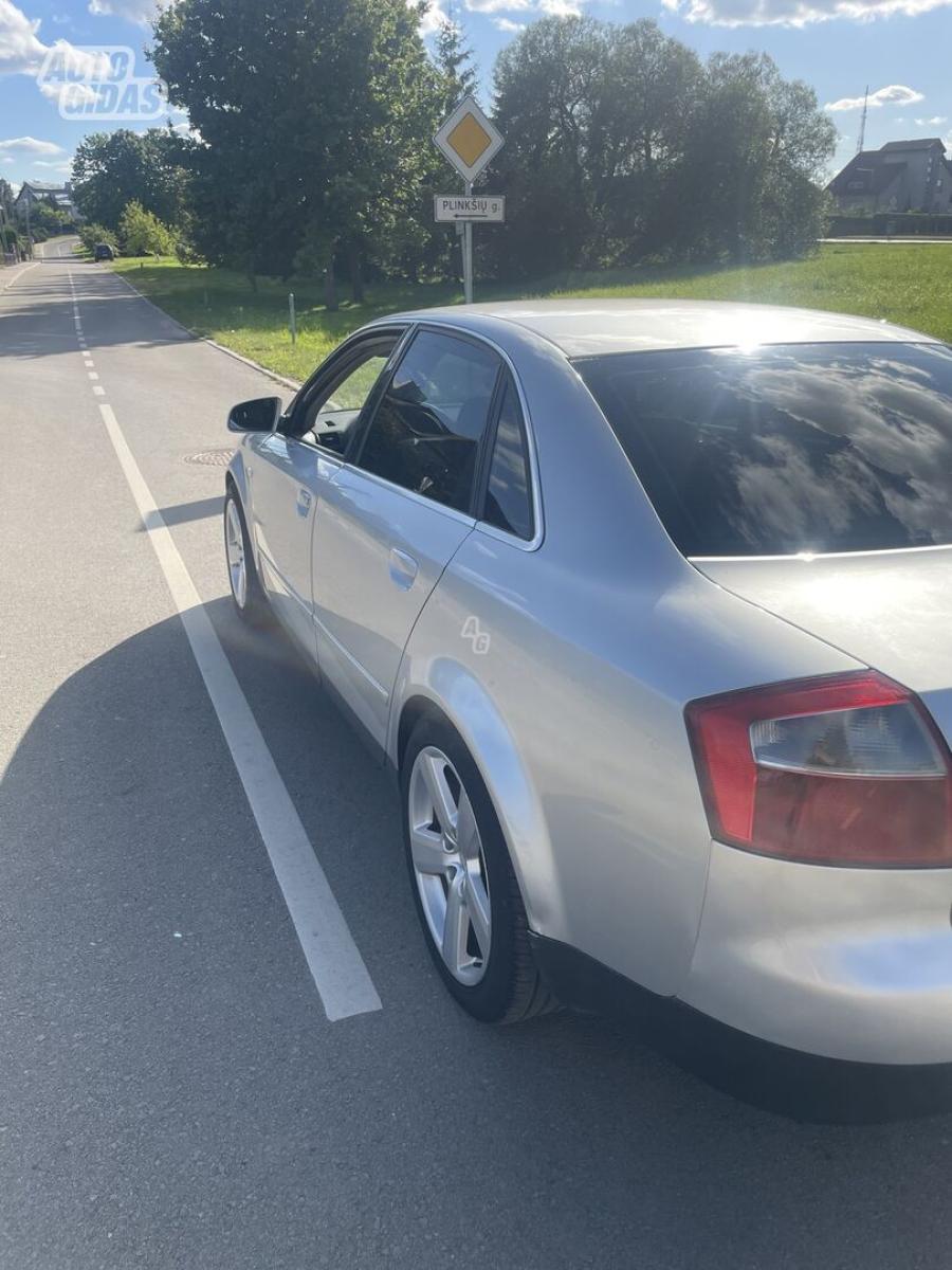 Grey Audi A4 2002 in Klaipeda, with an engine capacity of 1.90 L and mileage of 311 thousand km for 2390 €, photo 12 on AUTOMOTO.COM.LV