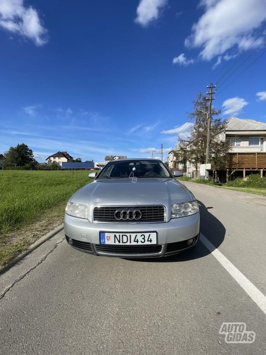 Grey Audi A4 2002 in Klaipeda, with an engine capacity of 1.90 L and mileage of 311 thousand km for 2390 €, photo 16 on AUTOMOTO.COM.LV