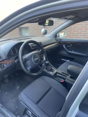 Grey Audi A4 2002 in Klaipeda, with an engine capacity of 1.90 L and mileage of 311 thousand km for 2390 €, photo 17 on AUTOMOTO.COM.LV