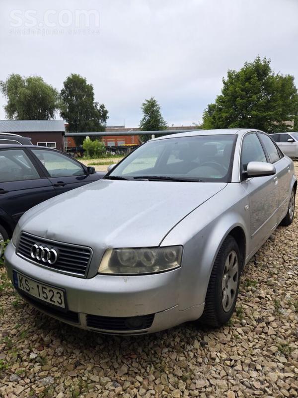 Pelēks Audi A4 2002 Rīga, ar dzinēja tilpumu 1.90 L un nobraukumu 315 tūkst. km par 1800 €, foto 1 vietnē AUTOMOTO.COM.LV