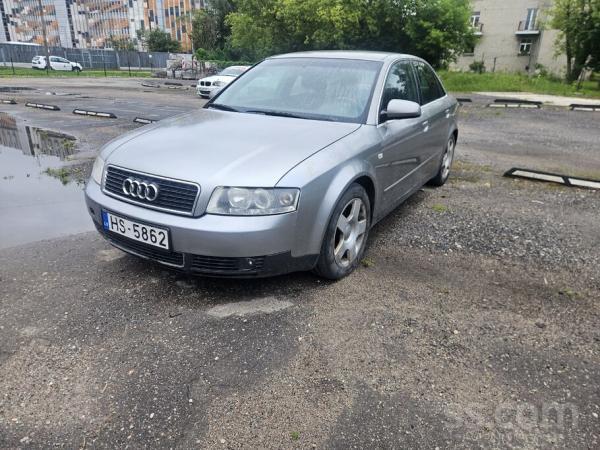 Pelēks Audi A4 2002 Rīga, ar dzinēja tilpumu 1.90 L un nobraukumu 377 tūkst. km par 800 €, foto 1 vietnē AUTOMOTO.COM.LV