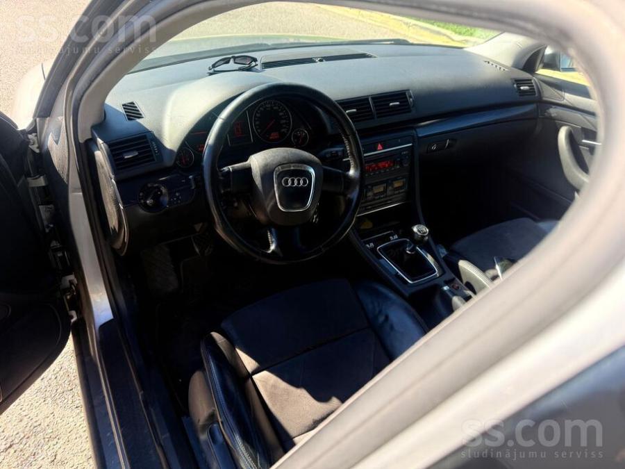 Grey Audi A4 2002 in Riga, with an engine capacity of 1.90 L and mileage of 308 thousand km for 2500 €, photo 8 on AUTOMOTO.COM.LV