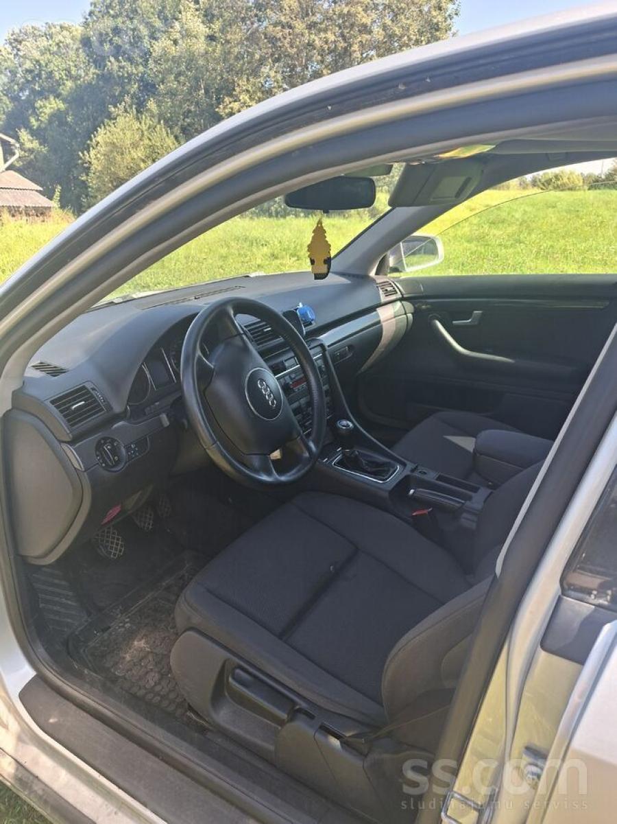 Pelēks Audi A4 2002 Gulbene, ar dzinēja tilpumu 1.90 L un nobraukumu 331 tūkst. km par 2000 €, foto 5 vietnē AUTOMOTO.COM.LV