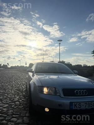 Grey Audi A4 2002 in Liepaja, with an engine capacity of 2.00 L and mileage of 282 thousand km for 1550 €, photo 3 on AUTOMOTO.COM.LV