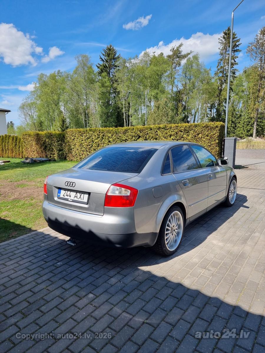 Grey Audi A4 2002 in Tallinn, with an engine capacity of 2.50 L and mileage of 0 thousand km for 1190 €, photo 4 on AUTOMOTO.COM.LV