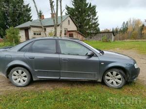 Pelēks Audi A4 2002 Cēsis, ar dzinēja tilpumu 1.90 L un nobraukumu 447 tūkst. km par 1500 €, foto  vietnē AUTOMOTO.COM.LV