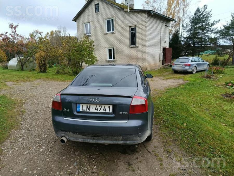 Pelēks Audi A4 2002 Cēsis, ar dzinēja tilpumu 1.90 L un nobraukumu 447 tūkst. km par 1500 €, foto 5 vietnē AUTOMOTO.COM.LV
