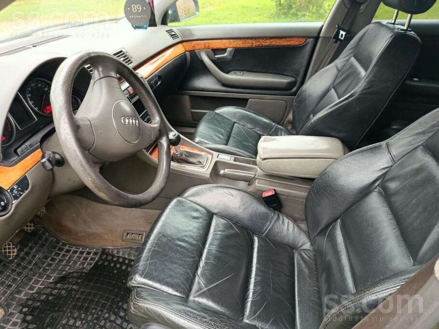 Pelēks Audi A4 2002 Cēsis, ar dzinēja tilpumu 1.90 L un nobraukumu 447 tūkst. km par 1500 €, foto 8 vietnē AUTOMOTO.COM.LV
