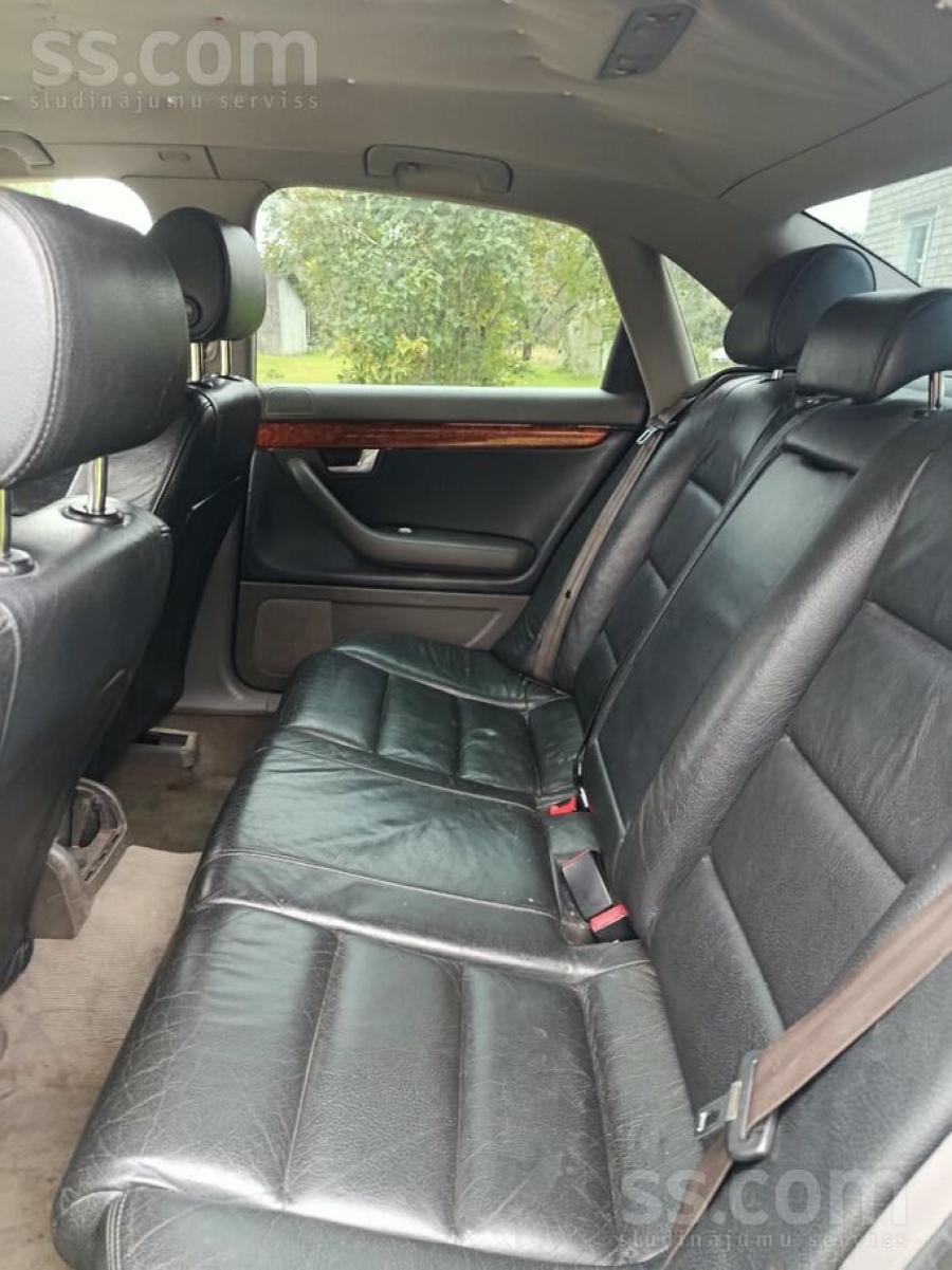 Pelēks Audi A4 2002 Cēsis, ar dzinēja tilpumu 1.90 L un nobraukumu 447 tūkst. km par 1500 €, foto 9 vietnē AUTOMOTO.COM.LV