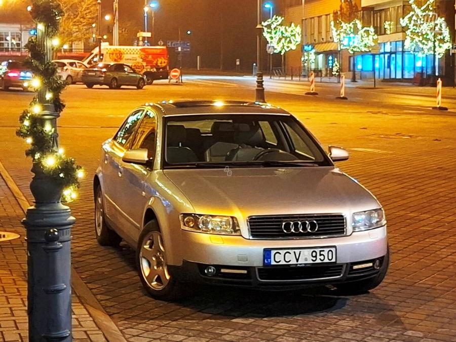 Pelēks Audi A4 2003 Telšiai, ar dzinēja tilpumu 1.80 L un nobraukumu 154 tūkst. km par 1850 €, foto 6 vietnē AUTOMOTO.COM.LV