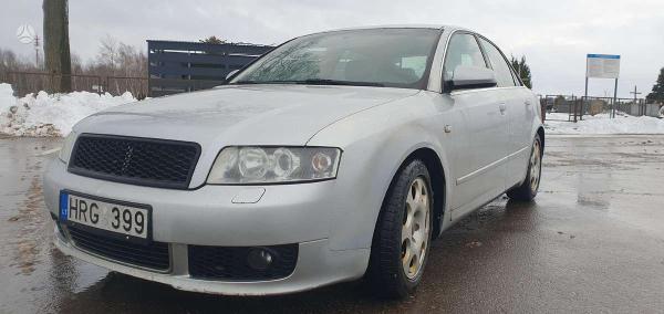 Grey Audi A4 2003 in Vievis, with an engine capacity of 1.80 L and mileage of 427 thousand km for 1700 €, photo 2 on AUTOMOTO.COM.LV