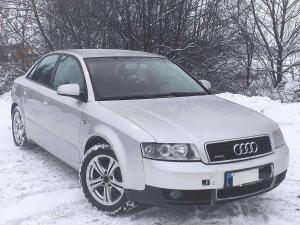 Grey Audi A4 2003 in Raseiniai, with an engine capacity of 1.90 L and mileage of 248 thousand km for 1450 €, photo  on AUTOMOTO.COM.LV