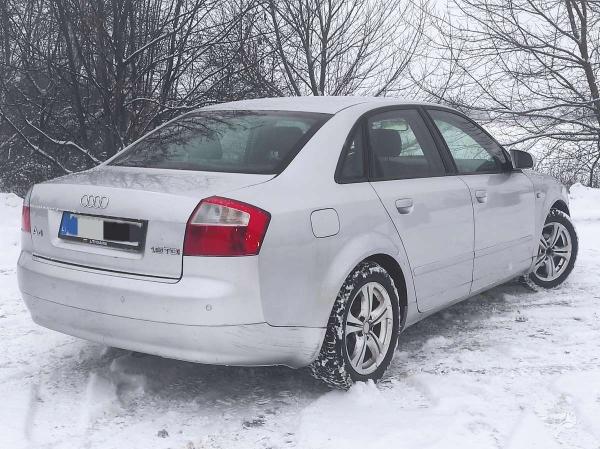 Grey Audi A4 2003 in Raseiniai, with an engine capacity of 1.90 L and mileage of 248 thousand km for 1450 €, photo 2 on AUTOMOTO.COM.LV