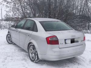 Grey Audi A4 2003 in Raseiniai, with an engine capacity of 1.90 L and mileage of 248 thousand km for 1450 €, photo 3 on AUTOMOTO.COM.LV