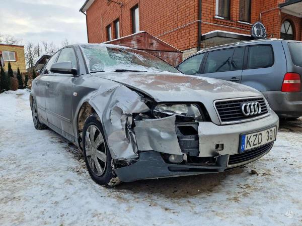 Grey Audi A4 2003 in Panevezys, with an engine capacity of 1.90 L and mileage of 420 thousand km for 550 €, photo 1 on AUTOMOTO.COM.LV